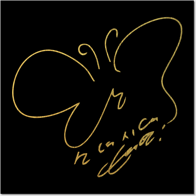 Girls' Generation (SNSD) Taeyeon Autograph Gold - Snsd Girls' Generation (SNSD) Taeyeon Autograph Gold - Snsd